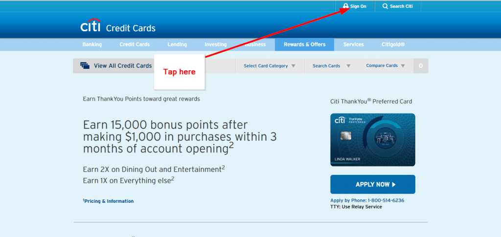 Citicards Login Account Online