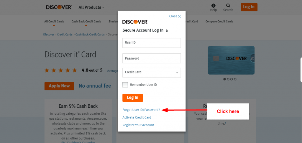 Discover Card Login