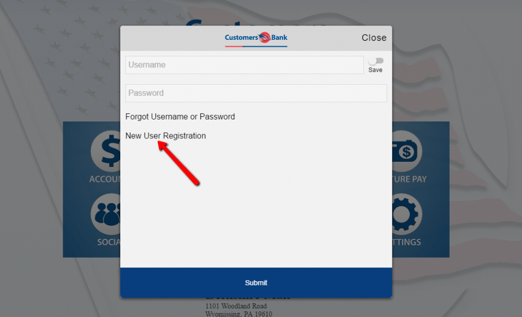 Customers Bank Login