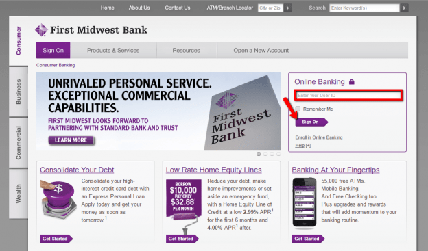 Customers Bank Login