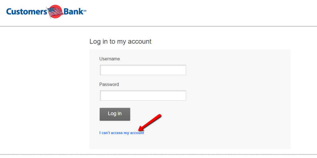 Customers Bank Login